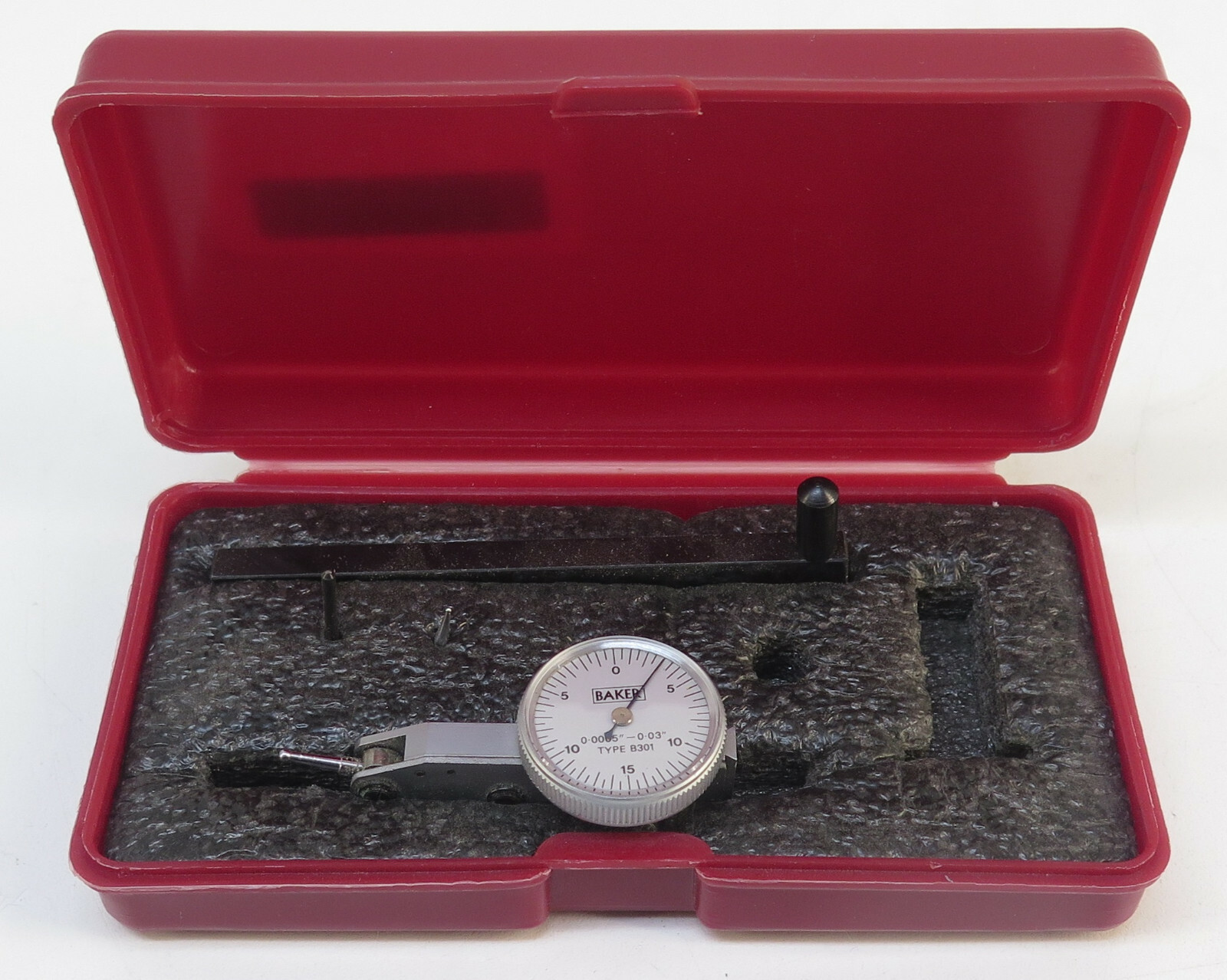 Baker Type B301 0.0005"-0.03" Lever Type Dial Gauge Indicator | eBay