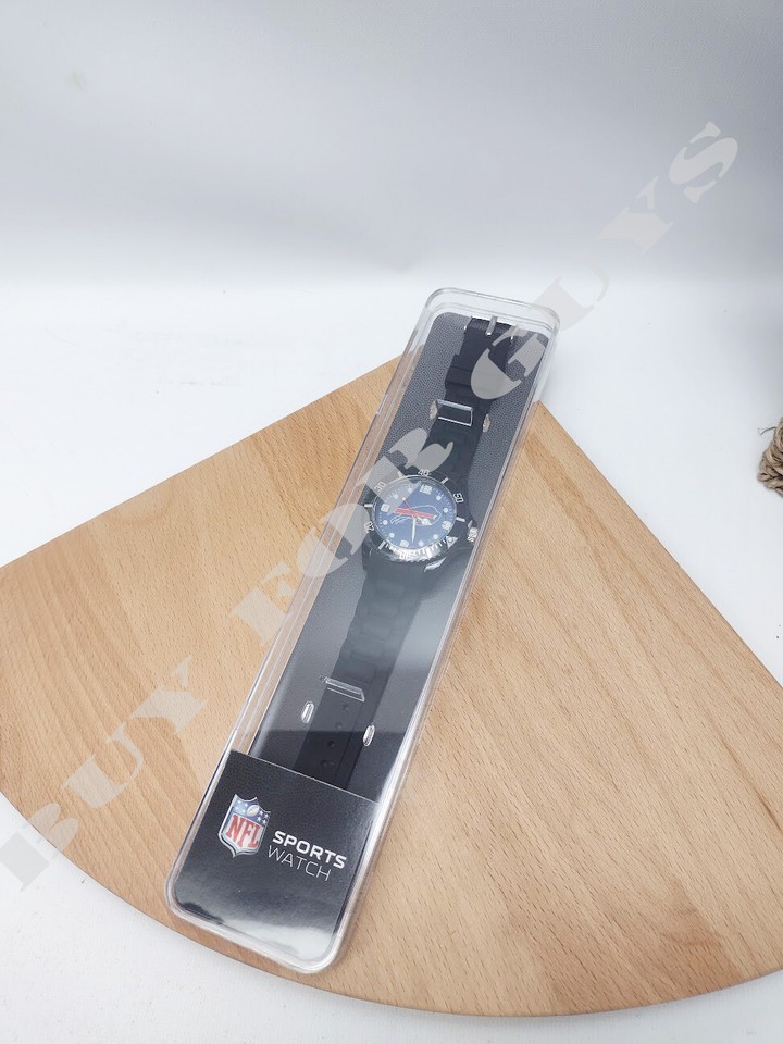 Men's Black watch NFL Football Team Spirit Watch - NFL - * Pick Your ...