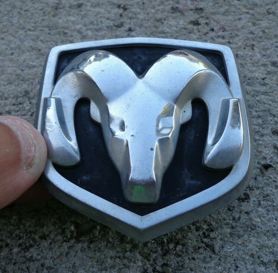 Dodge Ram front bumper emblem badge decal logo Avenger Caravan OEM ...