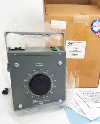 1510 Global Specialties, Variable AC Source, Input 115V 60Hz, Out 0-135 ...