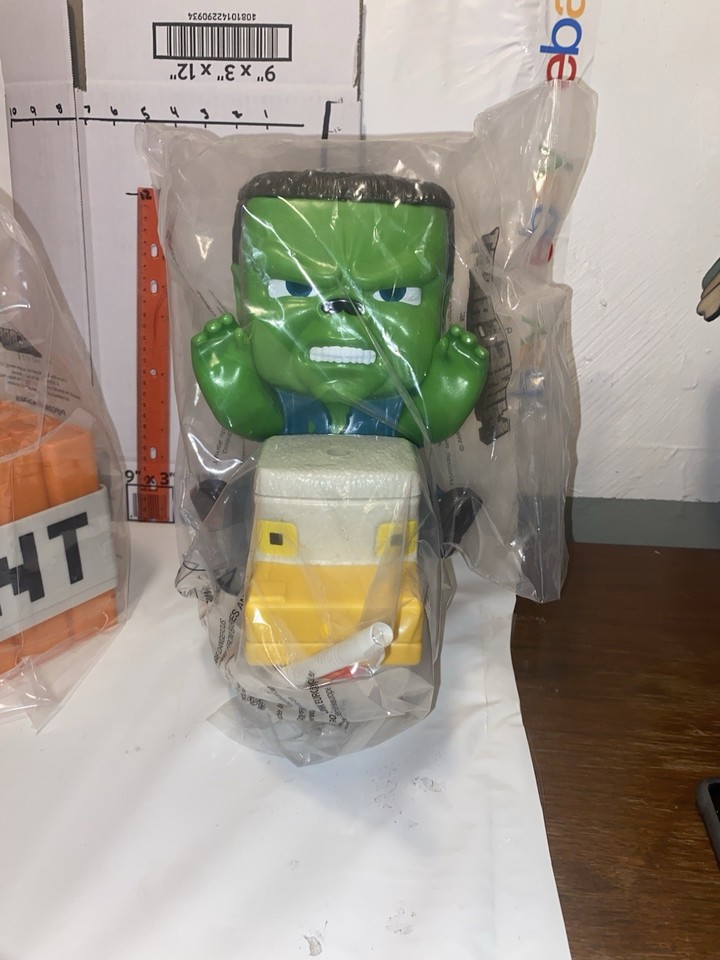 Chicken Jockey Popcorn Bucket & Cup Set Minecraft Movie New Sealed Same ...