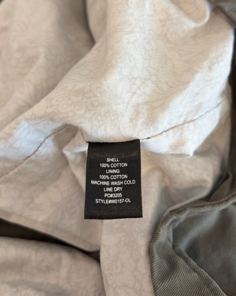 Betabrand Morning Mess Anorak Utility Field Jacket Size XL Green | eBay