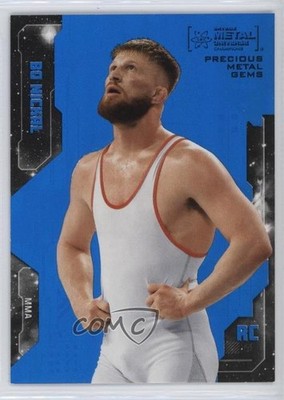 2024 Skybox Metal Universe Champions PMG Blue 29/50 Bo Nickal #42 0io0 ...