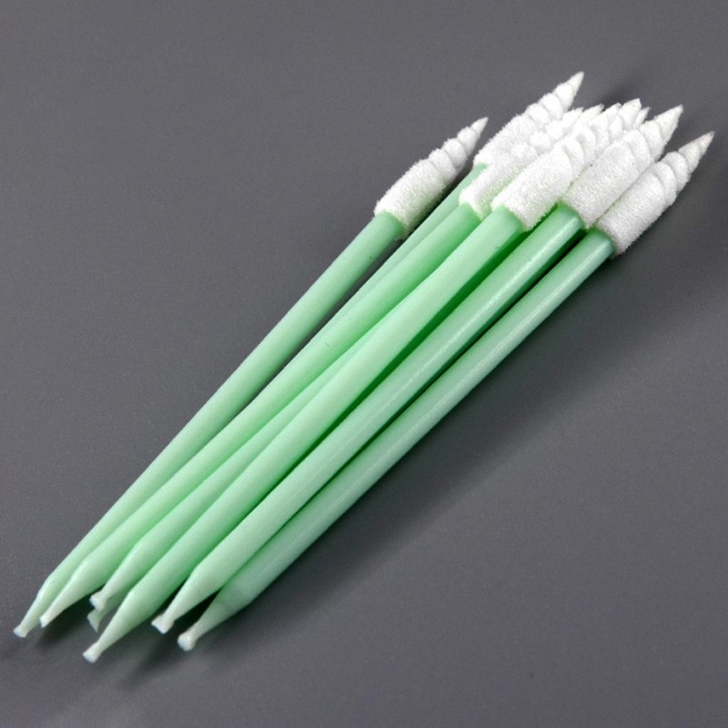 100Pcs/Pack Small Pointed Tips Cloth Head Cleaning Swab Lint Dust Free ...
