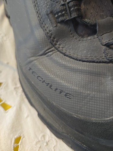 Columbia Mens Size 11.5 Boots Techlite Waterproof Omni Grip Leather Textile Gray | eBay