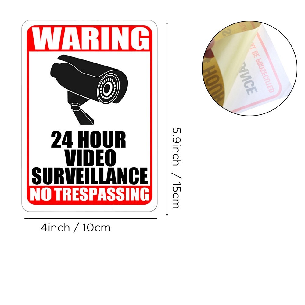 Security Camera Sticker