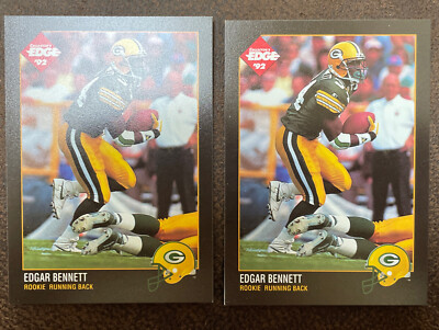 (2) 1992 Collector's Edge Football Card #234 Edgar Bennett RC | eBay