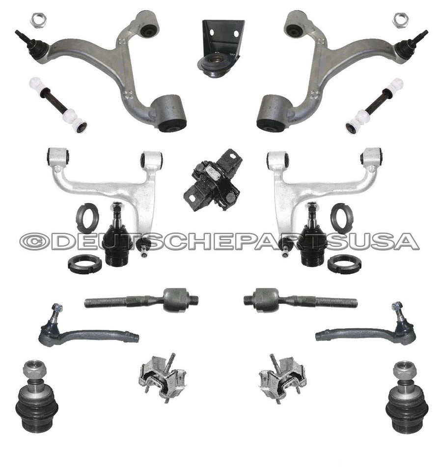Mercedes W163 FRONT + REAR Control Arms Ball Joints Engine Mounts ...