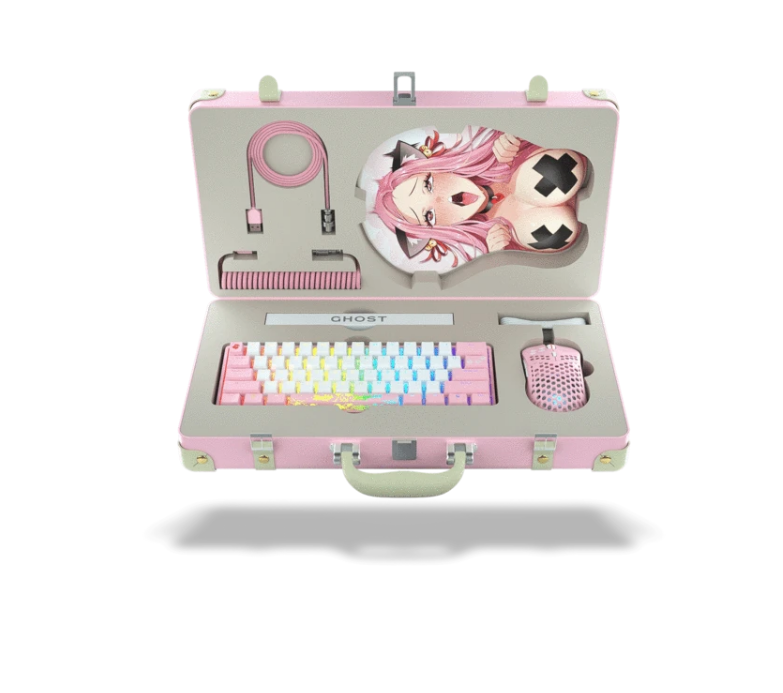 Ghost X Belle Delphine KeyBoard Combo Keyboard Mouse Signed Polaroid ...