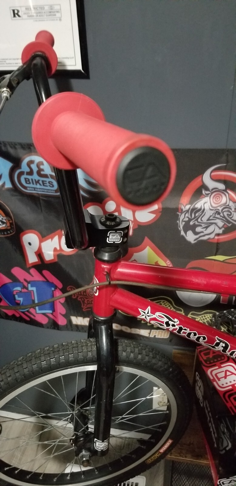 2008 Free Agent Duster Bmx Bike W/ Upgrades Extras Lid Banner Gt Dyno ...