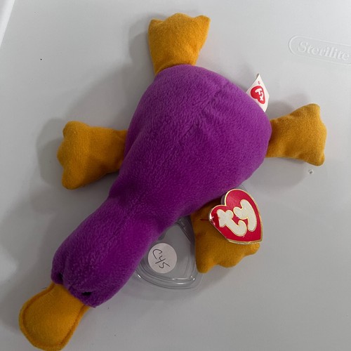 Authentic Ty MWNMT Patti Fuchsia Beanie Baby - 3rd gen Hang Tag / 2nd ...