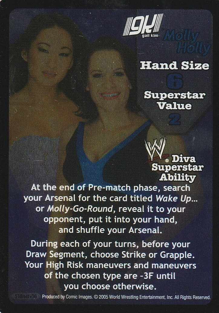 WWE: Gail Kim & Molly Holly Superstar Card (SS3) for WWERD: Gail Kim ...