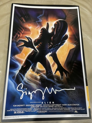 Alien 11x17 Photo Signed Autograph By Sigourney Weaver Ellen Ripley W ...