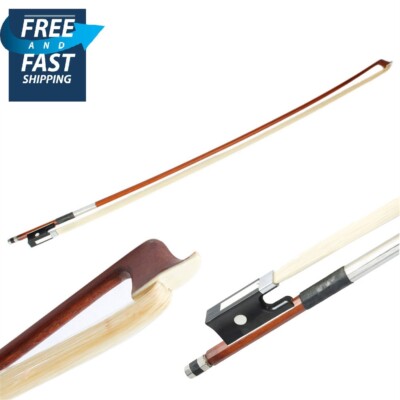High Quality 4/4 Horse Hair Violin Bow Handmade Arbor Violin Bow ...