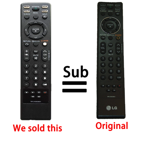 US New Replaced Remote MKJ40653801 For LG TV 42LD550 55LD650UA 19LE5300 ...