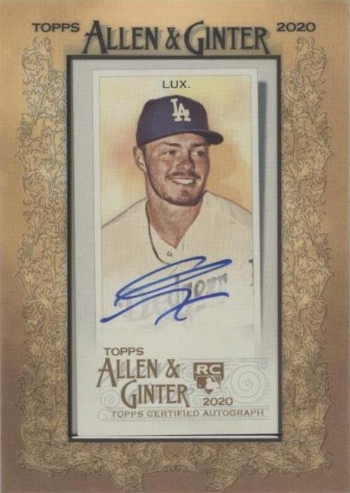 2020 Topps Allen & Ginter's - Mini Baseball Autographs Gavin Lux #MA-GL ...