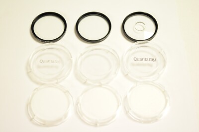 Set of 3 (three) 52mm sp. effect filters. Cross screen, spot ...