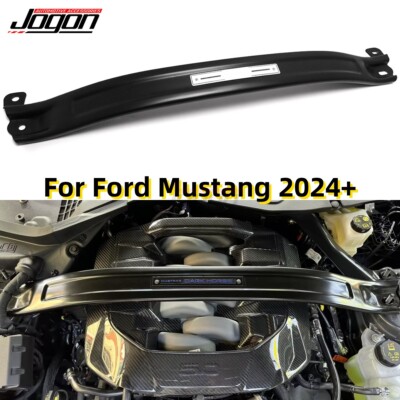 2024+ Ford Mustang S650 GT Black Steel Engine Strut Tower Brace Tie ...