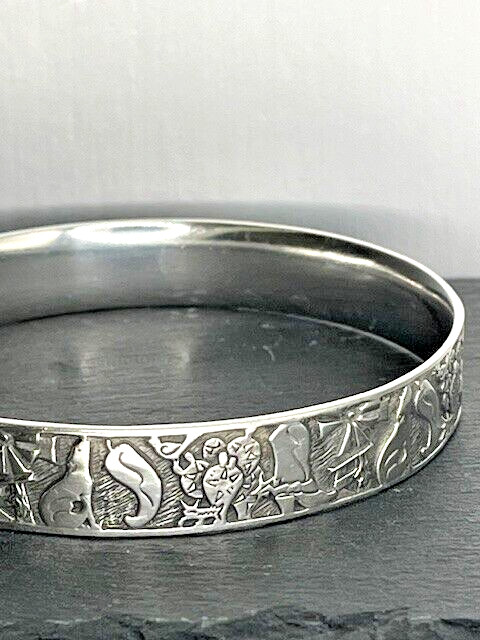 Rare JAMES AVERY Bangle Desert themed bracelet Peppe… - Gem