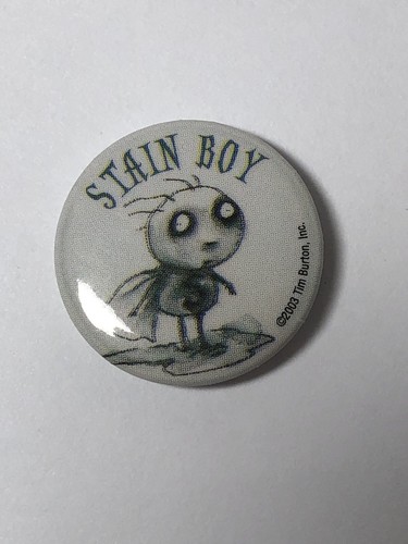 Stain Boy Pinback Button 2003 By Tim Burton 1” | eBay