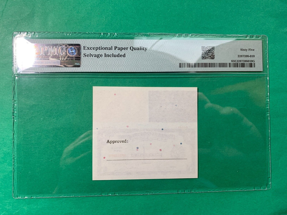 PHILIPPINES 1951 ONE CENTAVO PRINTER DESIGN SPECIMEN "PINK" PMG GEM UNC ...