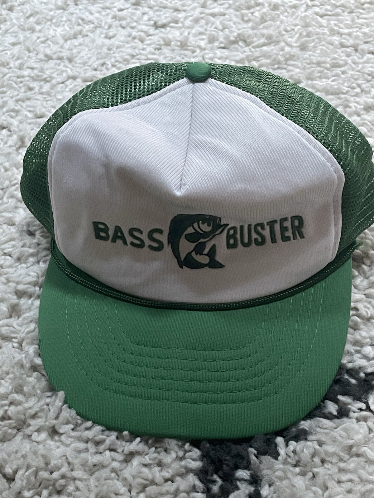 Vintage Bass Buster Mesh Trucker Hat - Gem