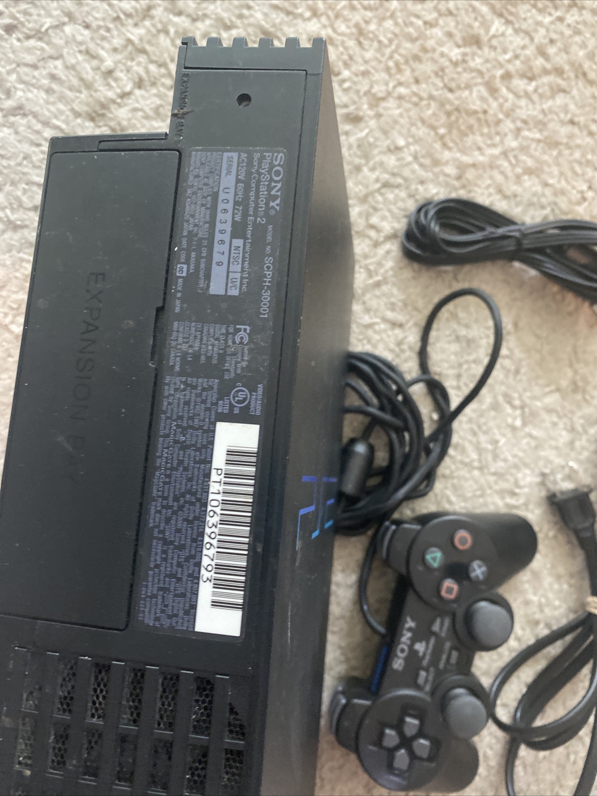 PS2 PLAYSTATION 2 SYSTEM COMPLETE IN BOX +Papers OEM Controller ...