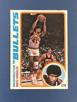 1978-79 Topps Basketball Wes Unseld #7 NM-MT HOF Washington Bullets | eBay