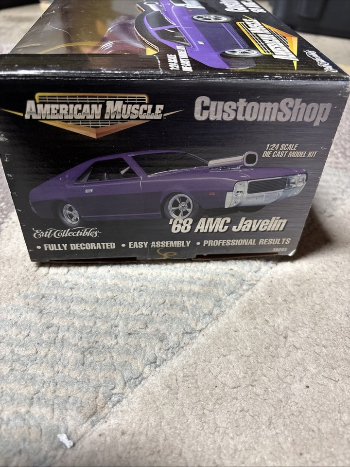 RARE Ertl '68 AMX Javelin Custom Shop American Muscle Car 1:24 Die Cast ...