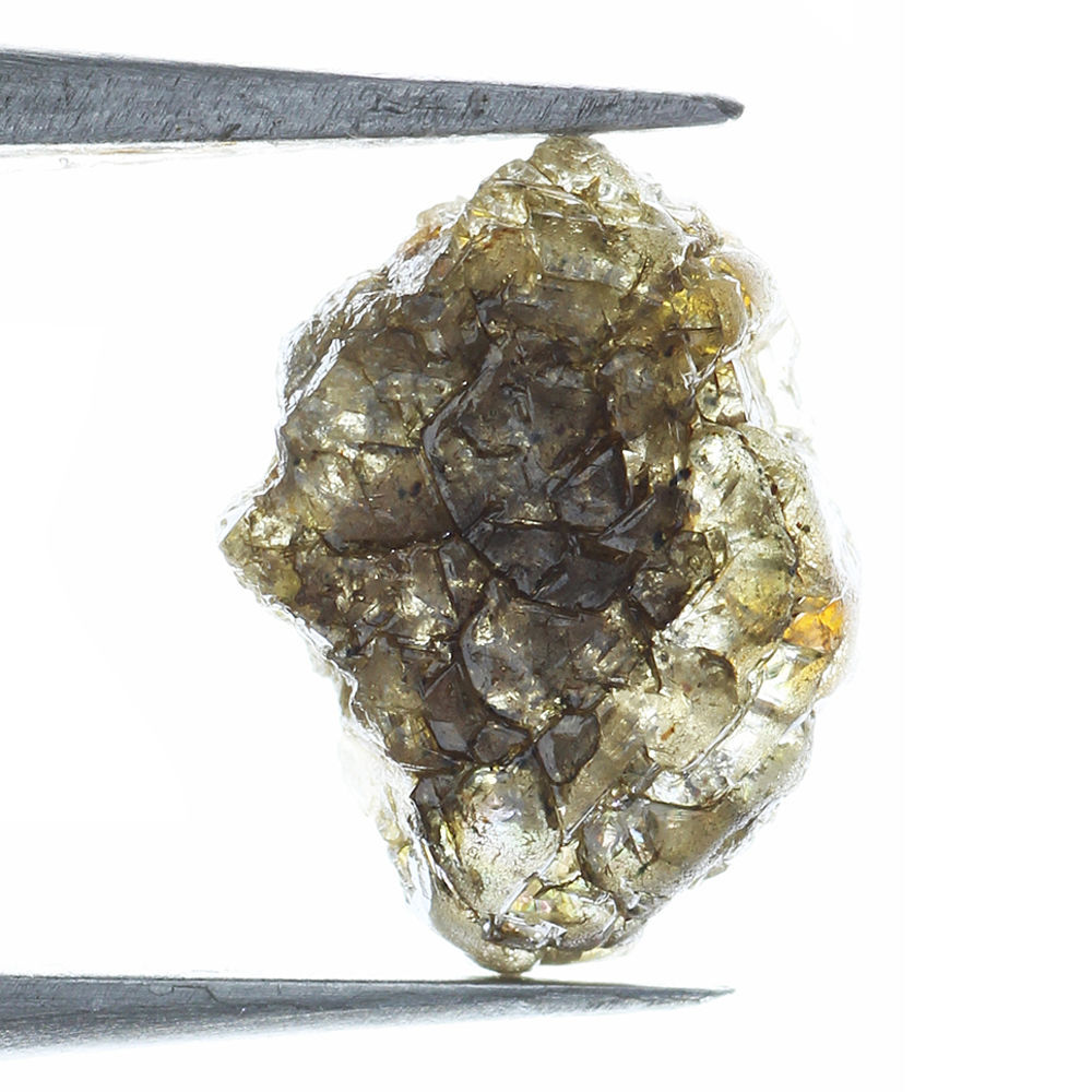 Slice 8.47X6.50X2.18MM 1.07 Ct Natural Loose Rough Translucent Diamond ...