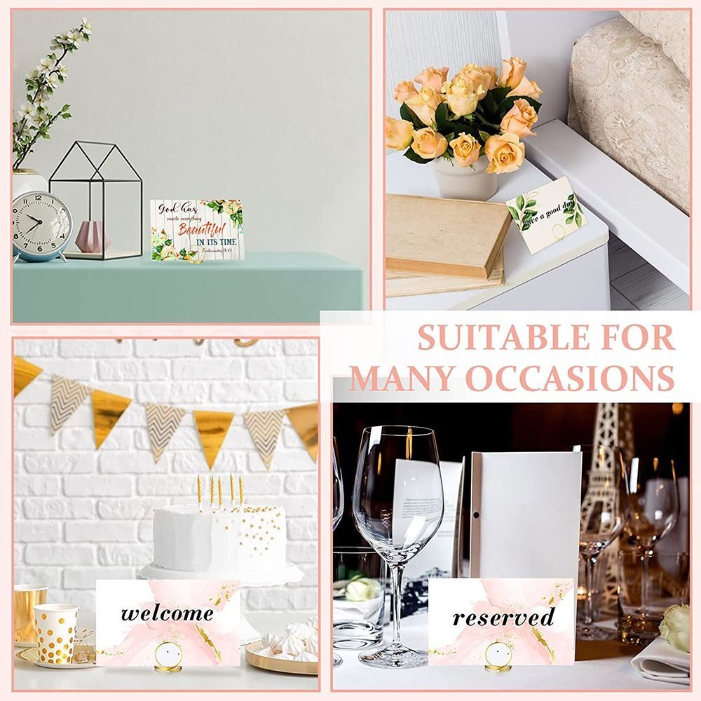 Shape Paper Clamp Place Card Photos Clips Clamps Stand Table Numbers ...