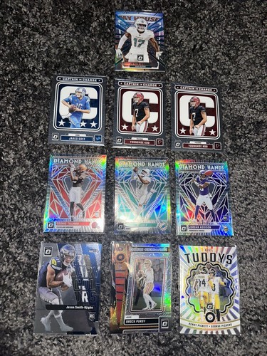 (10) 2023 Optic Football Inserts Lot! Rookies & Vets! | eBay