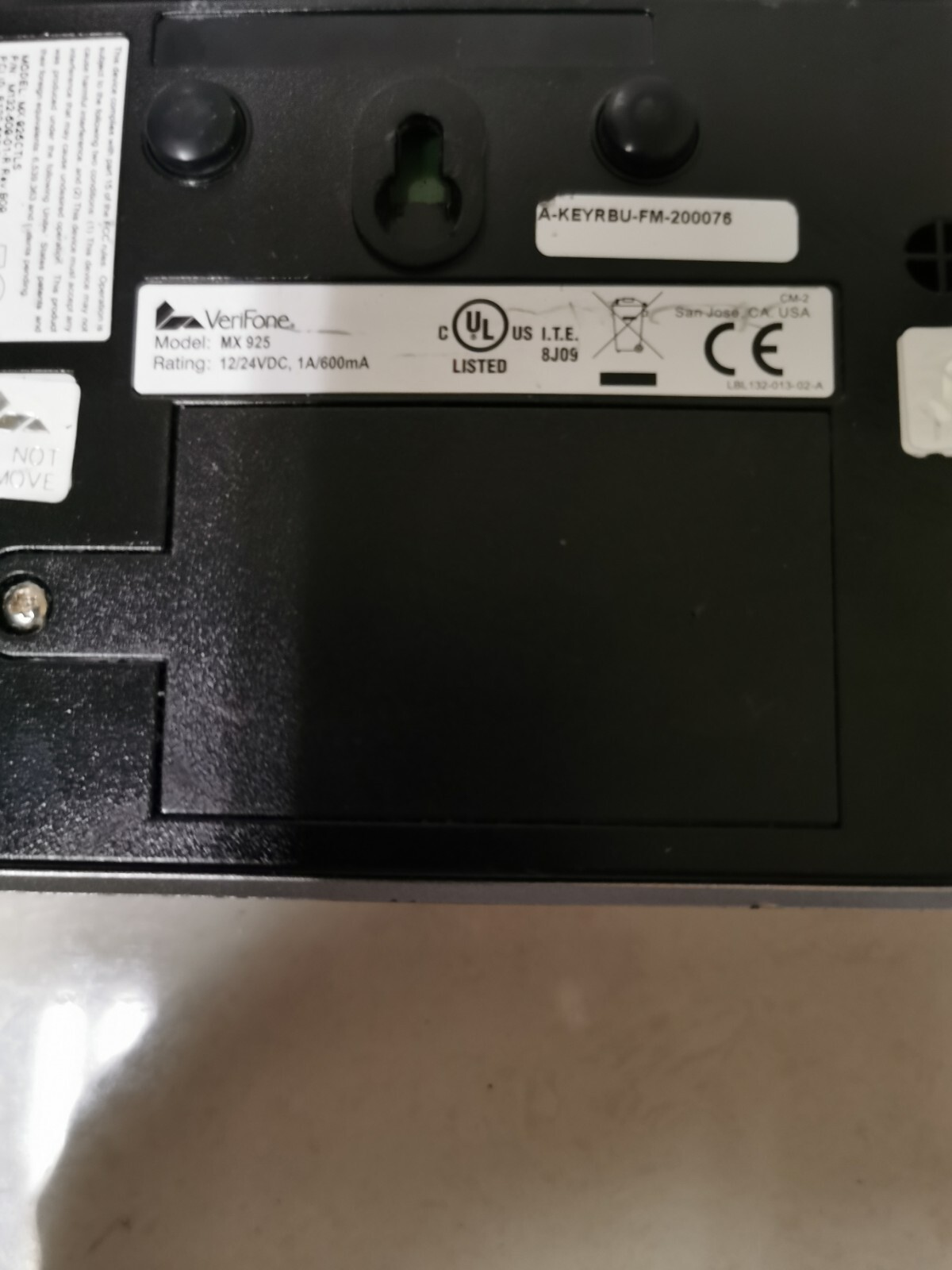 Verifone MX925 Credit Card Payment Terminal ( for Parts)M22 | eBay
