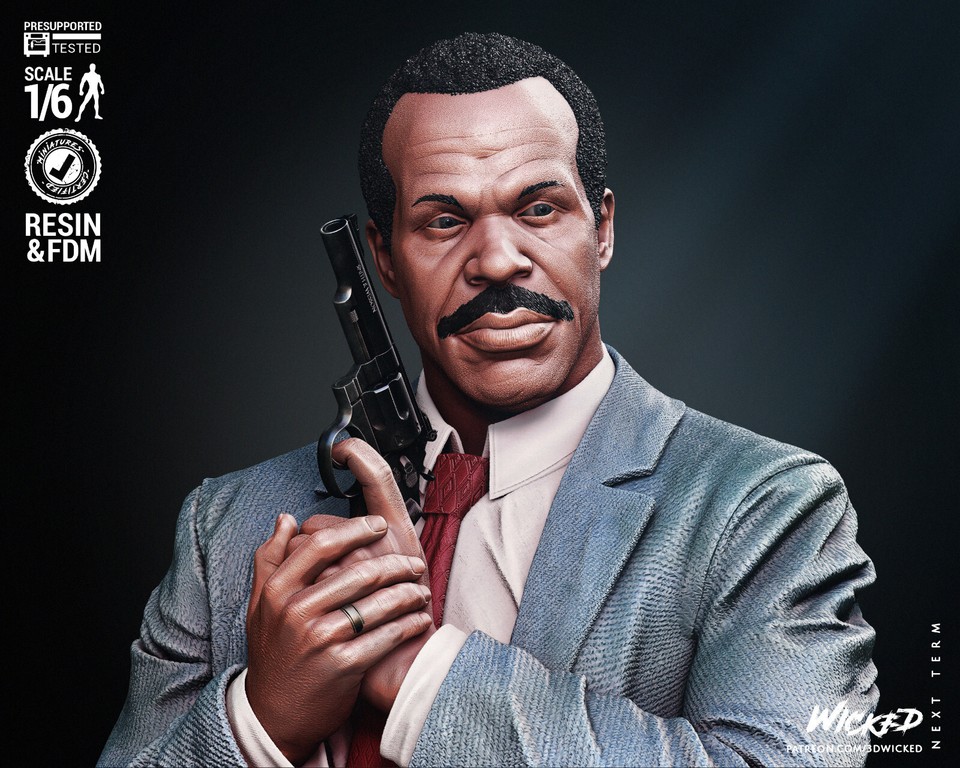 Riggs & Roger Leathal Weapon resin Sculpture Bust Model Kit Unpainted ...