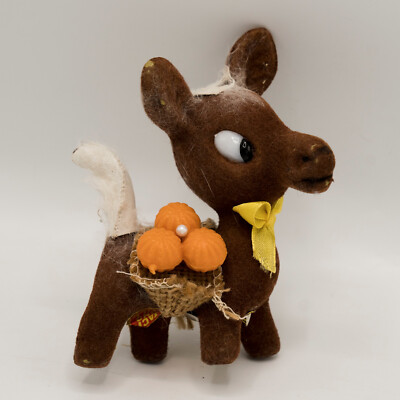 Vtg Flocked Mexico Donkey Mule Burro plastic figure 1960s Hong Kong ...