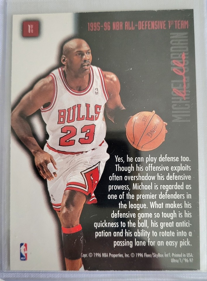 💥MICHAEL JORDAN 96-97 ULTRA *FULL COURT TRAP* (NM-MT or BETTER)💥 | eBay