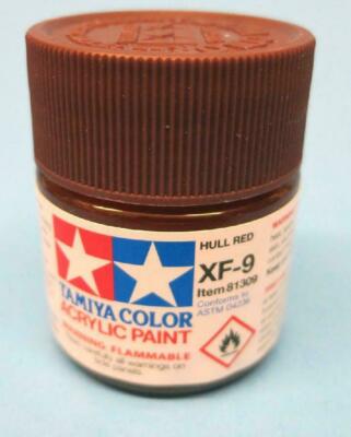 Acrylic Mini XF9 Hull Red Tamiya 10ml TAM81709 | eBay