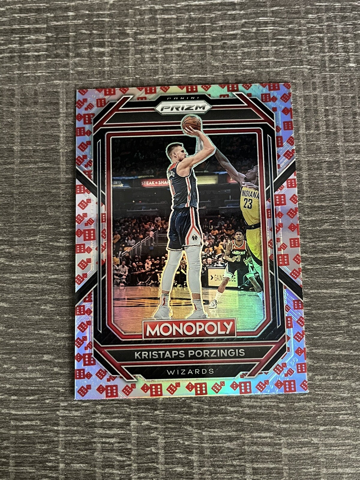 2022-23 Panini Prizm NBA Monopoly Kristaps Porzingis Wizards #89 Red ...