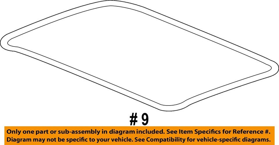 GM OEM 16-20 Envision Roof Sunroof-Weatherstrip 22967982 | eBay