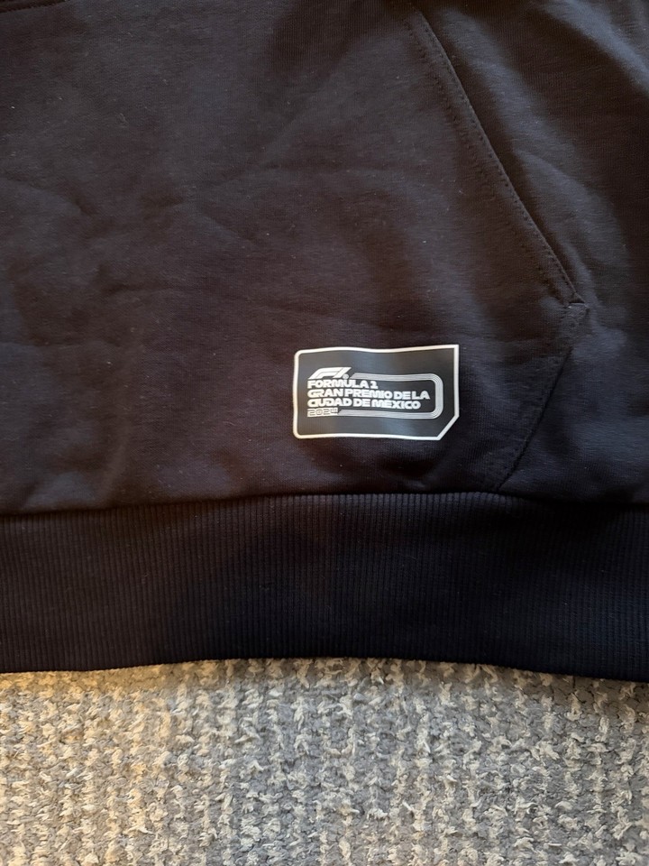 Men’s Puma F1 Mexico Hoodie Black Formula One Racing Hoodie Sz Large ...
