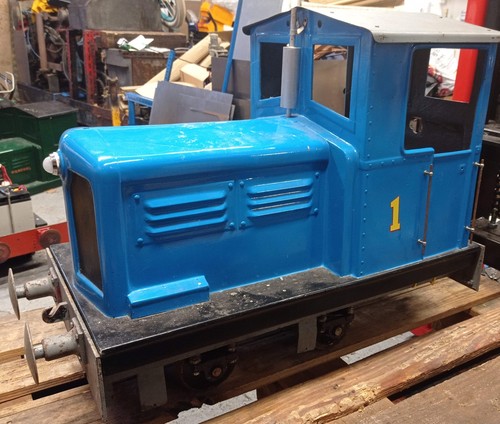 1526 - 7 1/4" Gauge Simplicity II Battery Locomotive (Blue) | eBay UK