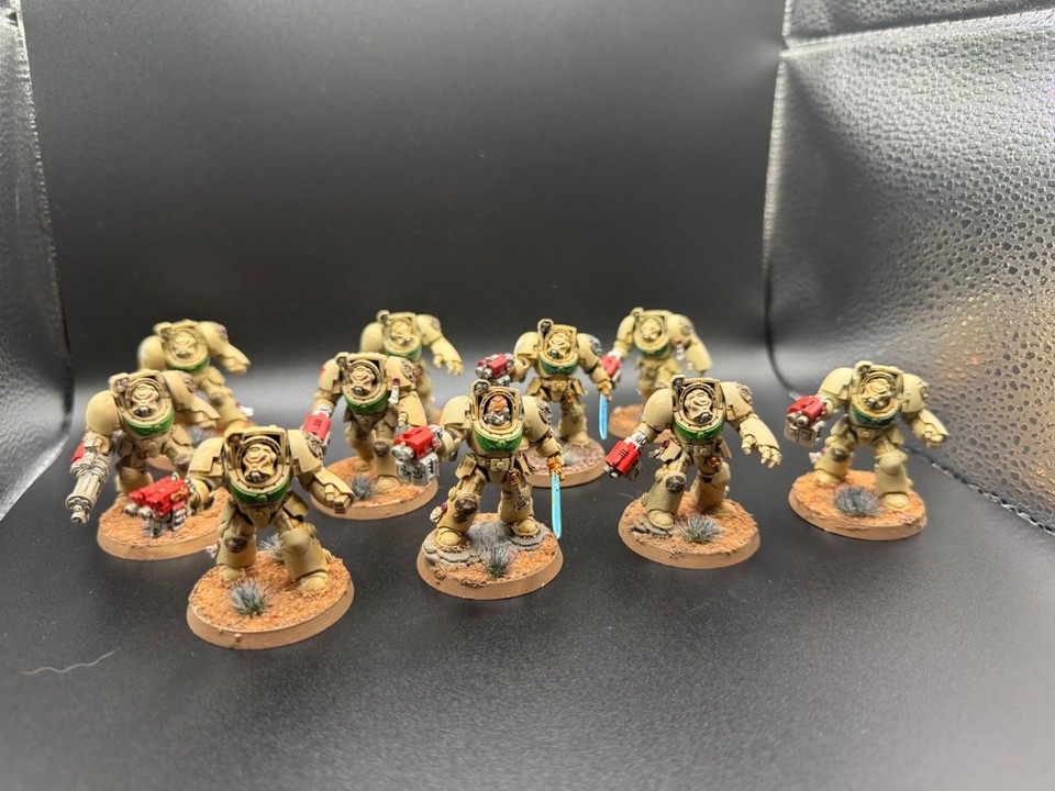 Warhammer 40k - 10 Dark Angels - Well Painted Deathwing Terminators | eBay