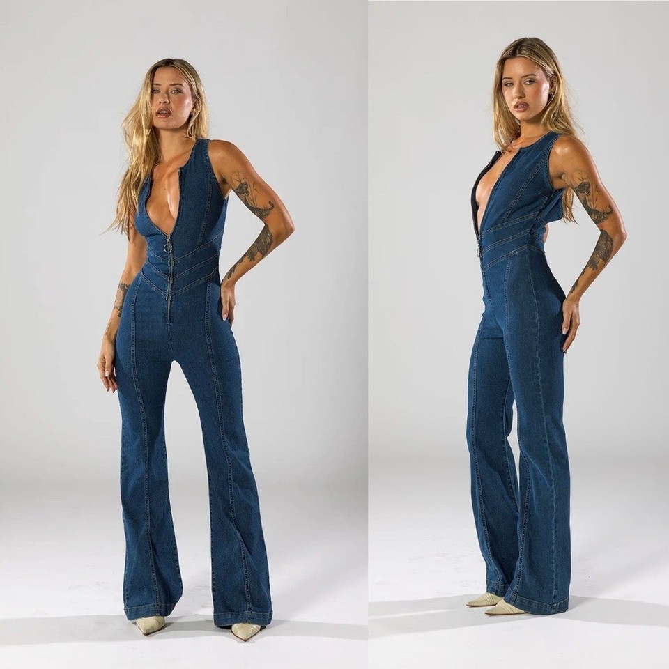 Revice Hollywood Heartthrob Jumpsuit NWT Size Medium | eBay