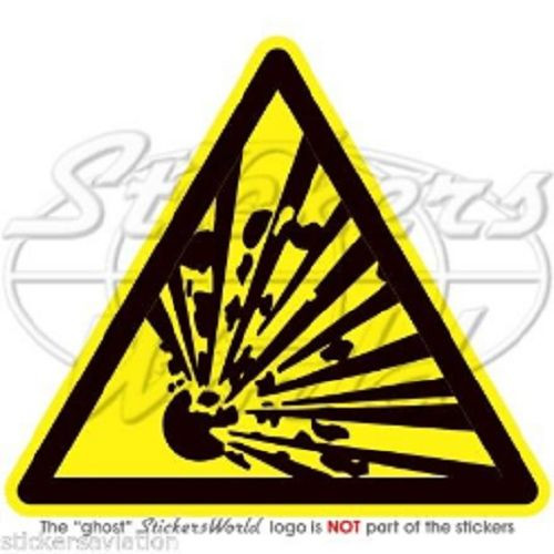 EXPLOSIVE EXPLOSIF Warning Safety Explosion Danger Signe 100mm ...