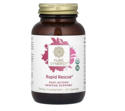 Pure Synergy, Rapid Rescue, 42 Capsules, Fast Acting Immune Support | eBay