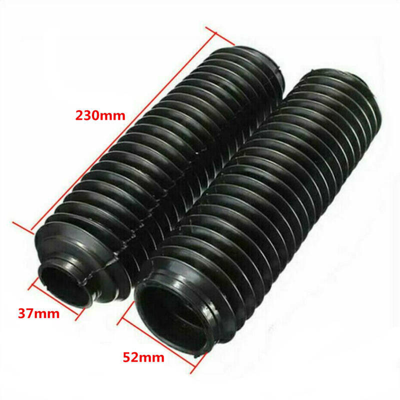 1 Pair Front Fork Shock Absorber Rubber Dust Cover Gaiter Gator Boots ...