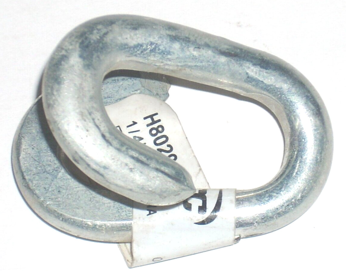 SCC Chain Repair Link 1/4" Thick x 1 1/4 Hole Chain Weight Limit 400 ...