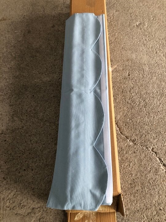 Four Poster Bed Canopy, Blue. Sazy logo. For Children Cots In Width ...