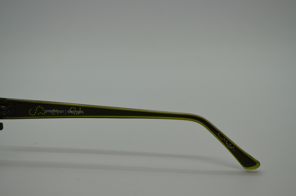 NWOT Auth PRODESIGN DENMARK 5148 c.5031 Dark Brown Green Eyeglasses ...
