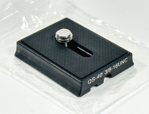 NEW! Vanguard Tripod QS-40 Quick Release Camera Plate 3/8 -16 UNC QS40 ...